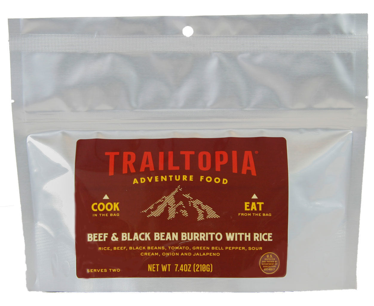 TRAILTOPIA BEEF & BLACK BEAN BURRITO GF – Nitro-Pak Preparedness Center