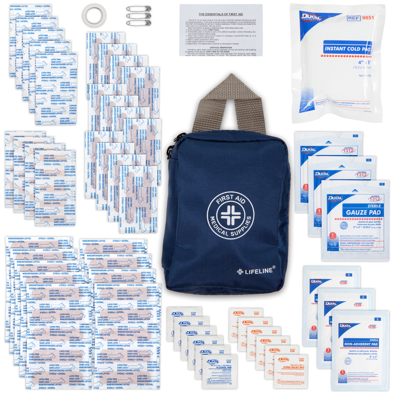 ESSENTIAL FIRST AID KIT 125 PC – Nitro-Pak Preparedness Center