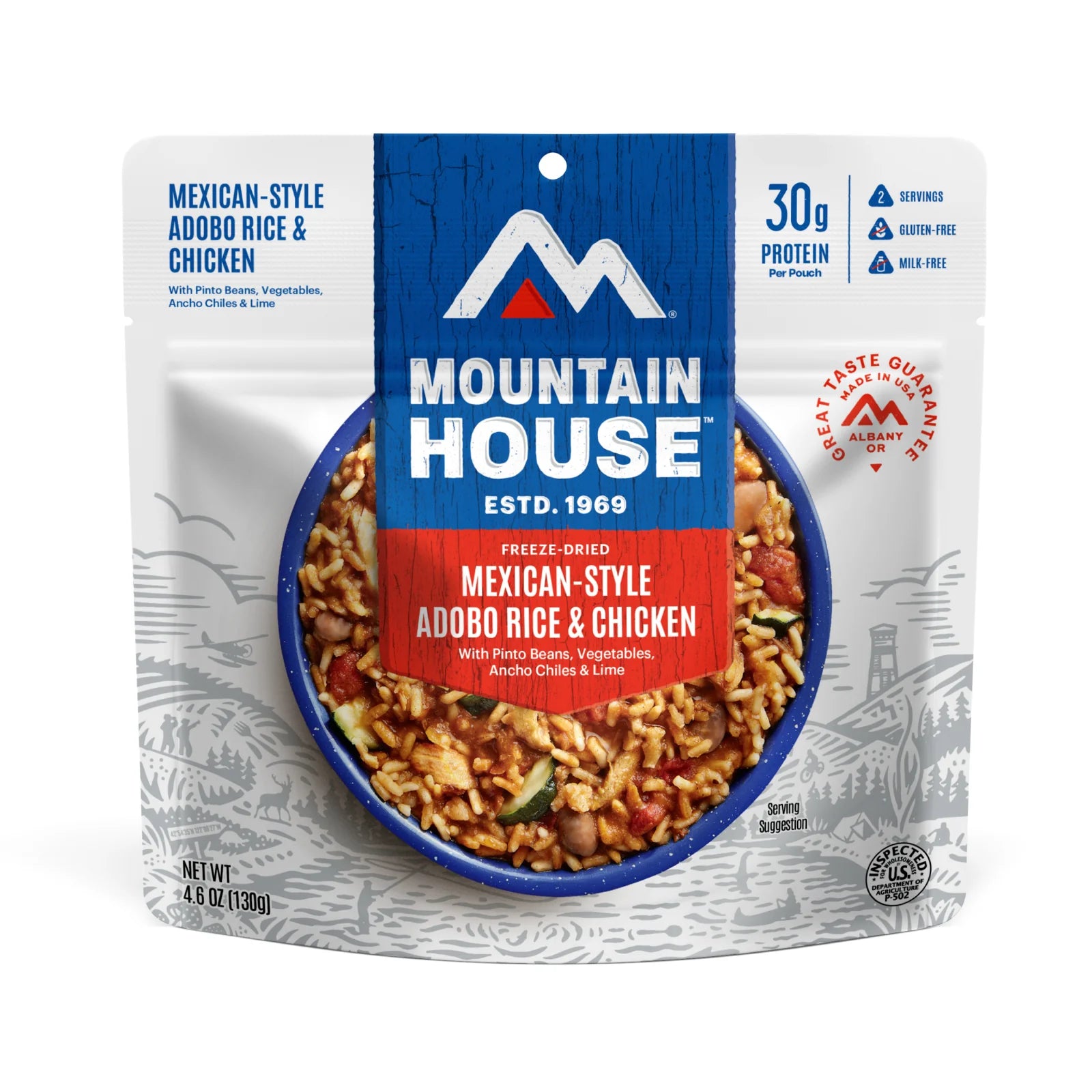 MOUNTAIN HOUSE MEXICAN ADOBO CHICKEN & RICE – Nitro-Pak Preparedness Center