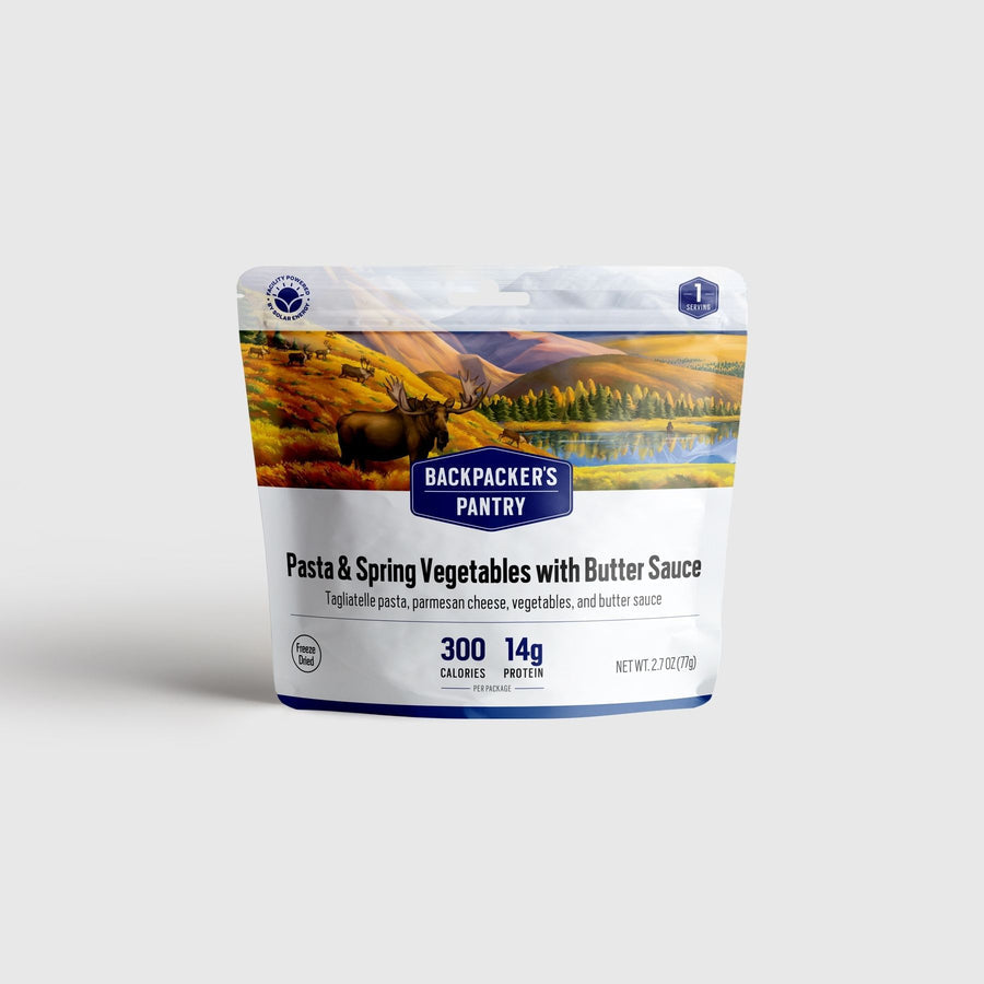 BACKPACKER PANTRY PASTA & SPRING VEGETABLES – Nitro-Pak Preparedness Center