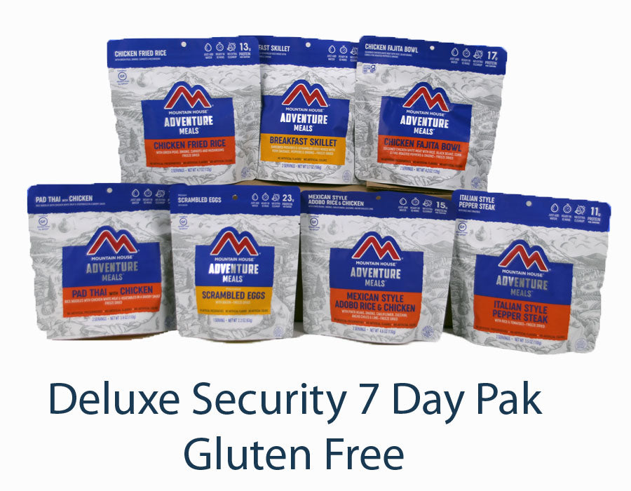 Deluxe 7 Day Gluten Free – Nitro-Pak Preparedness Center